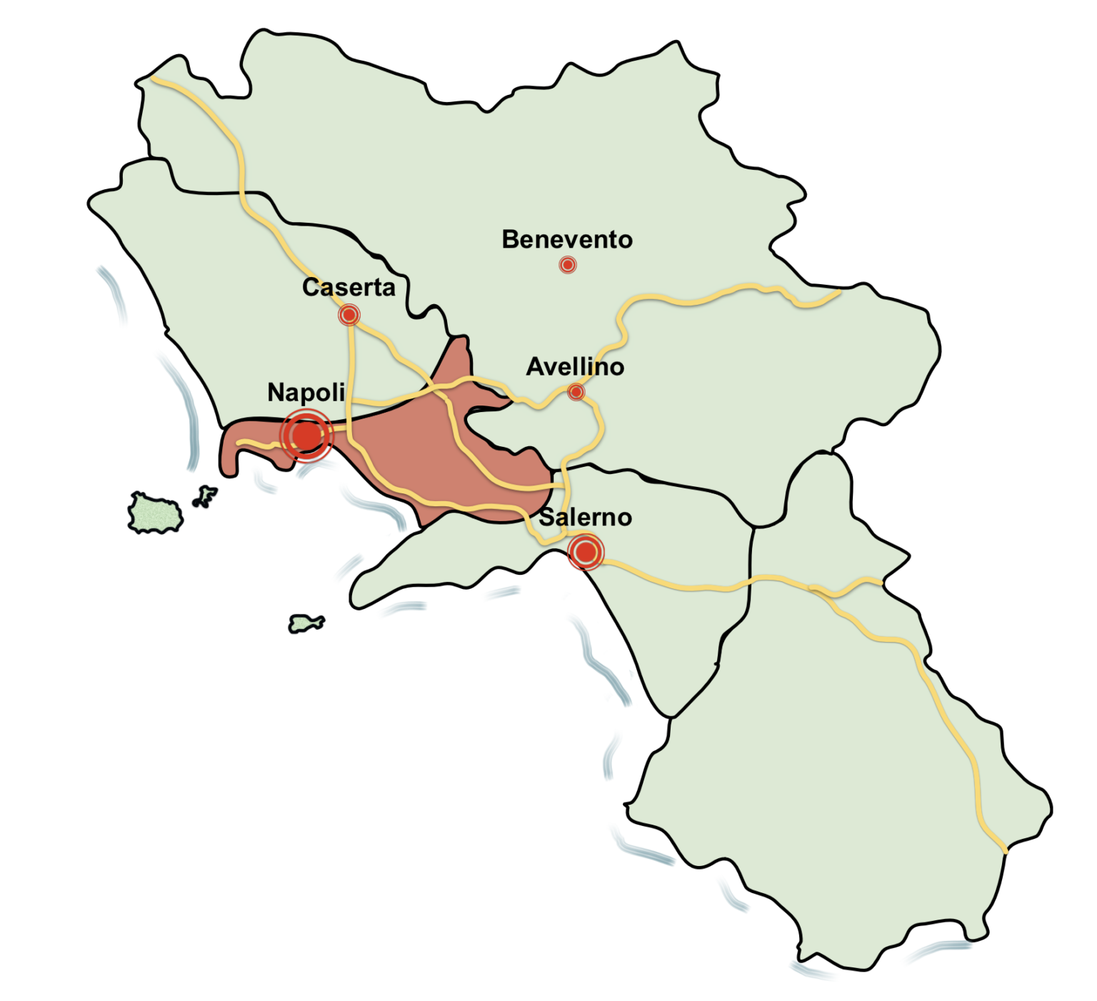 Napoli, Campi Flegrei, Vesuviano and Agro-Nocerino-Sarnese | Visitcampania